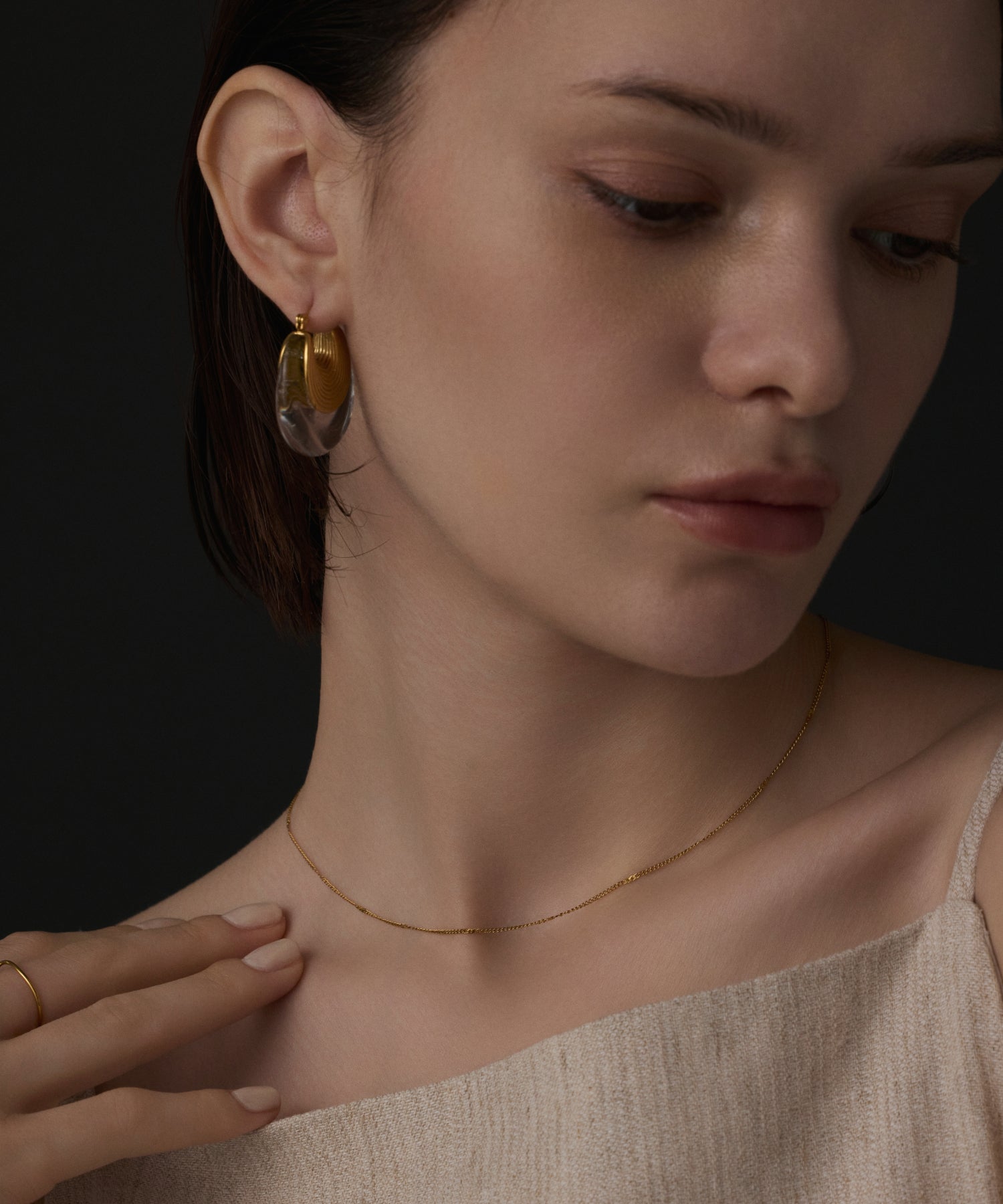 [Gold] Twist Necklace – CENE