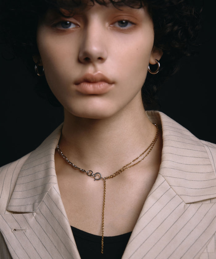 [ミックス]グラビティチェーンネックレス